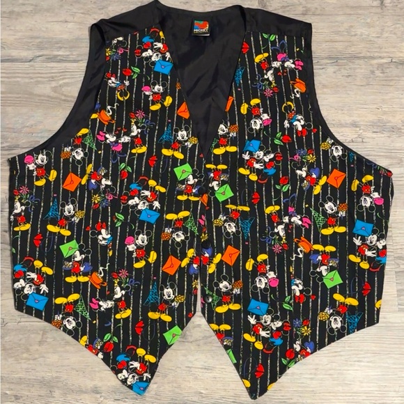 Disney | Jackets & Coats | Vintage Mickey Mouse Vest | Poshmark